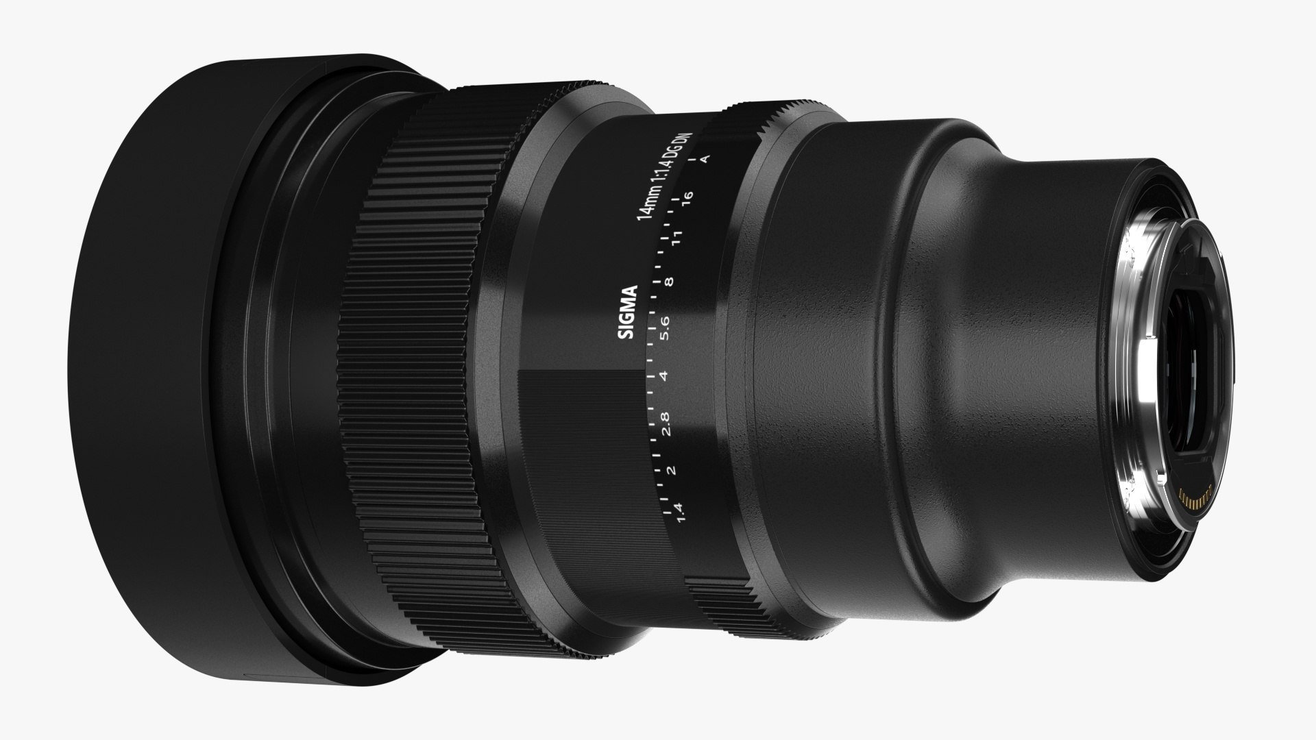 Sigma 14mm Art Lens L Mount 3D Model - TurboSquid 2187296