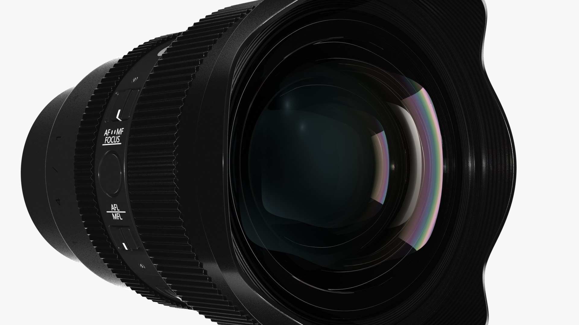 Sigma 14mm Art Lens L Mount 3D Model - TurboSquid 2187296
