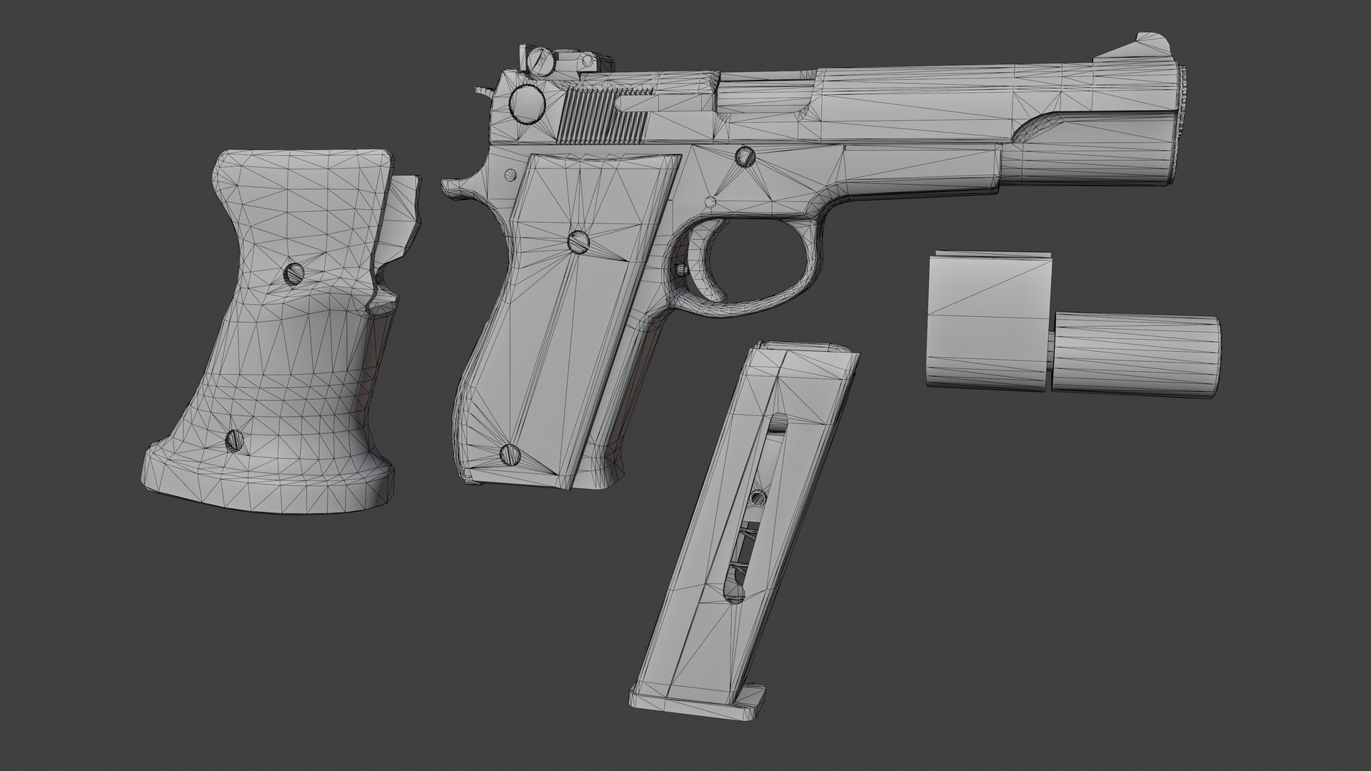 3D Smith and Wesson Model 52 model - TurboSquid 1958646