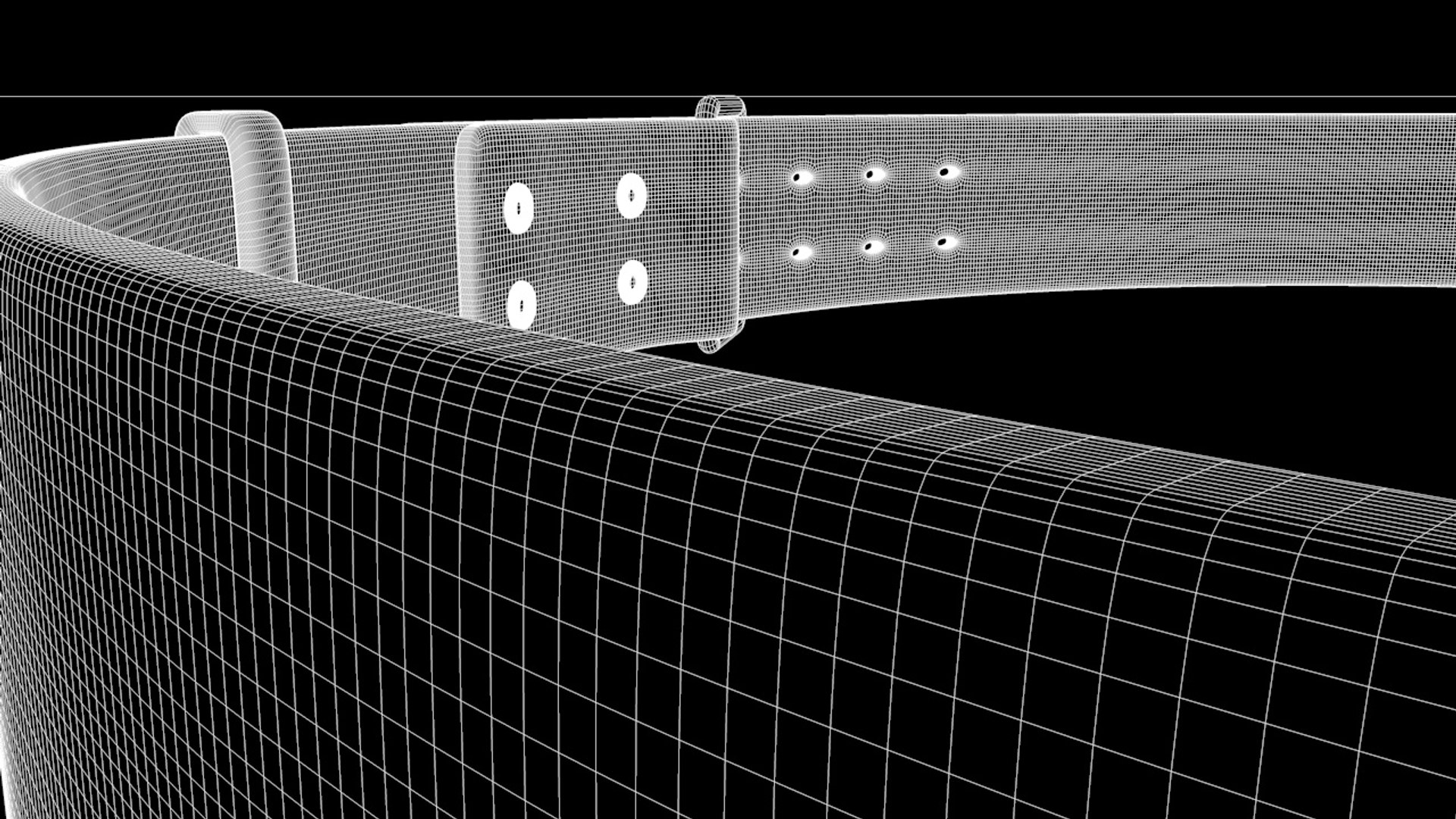 3D Leather Belt Model - TurboSquid 1302710