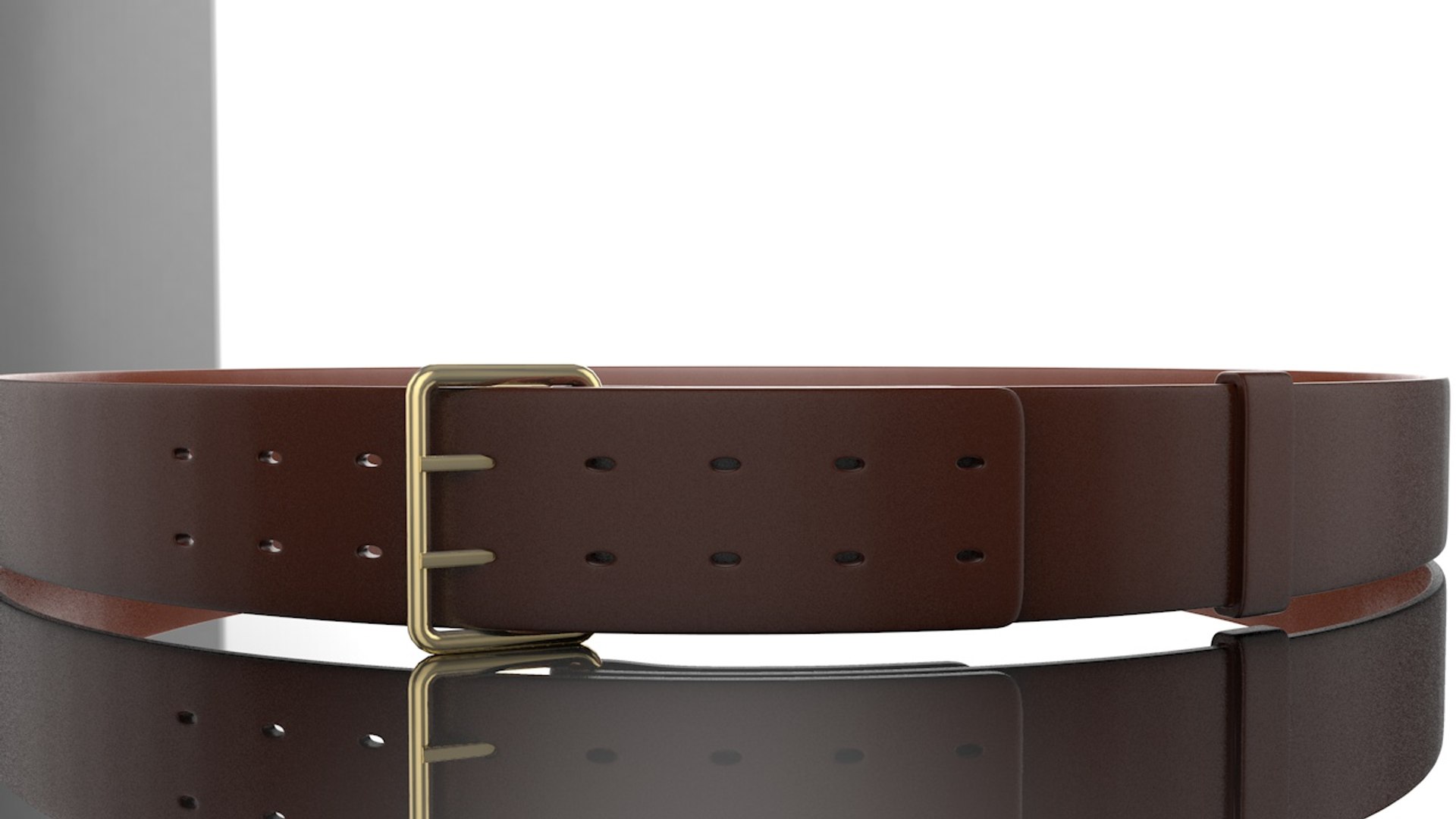 3D Leather Belt Model - TurboSquid 1302710