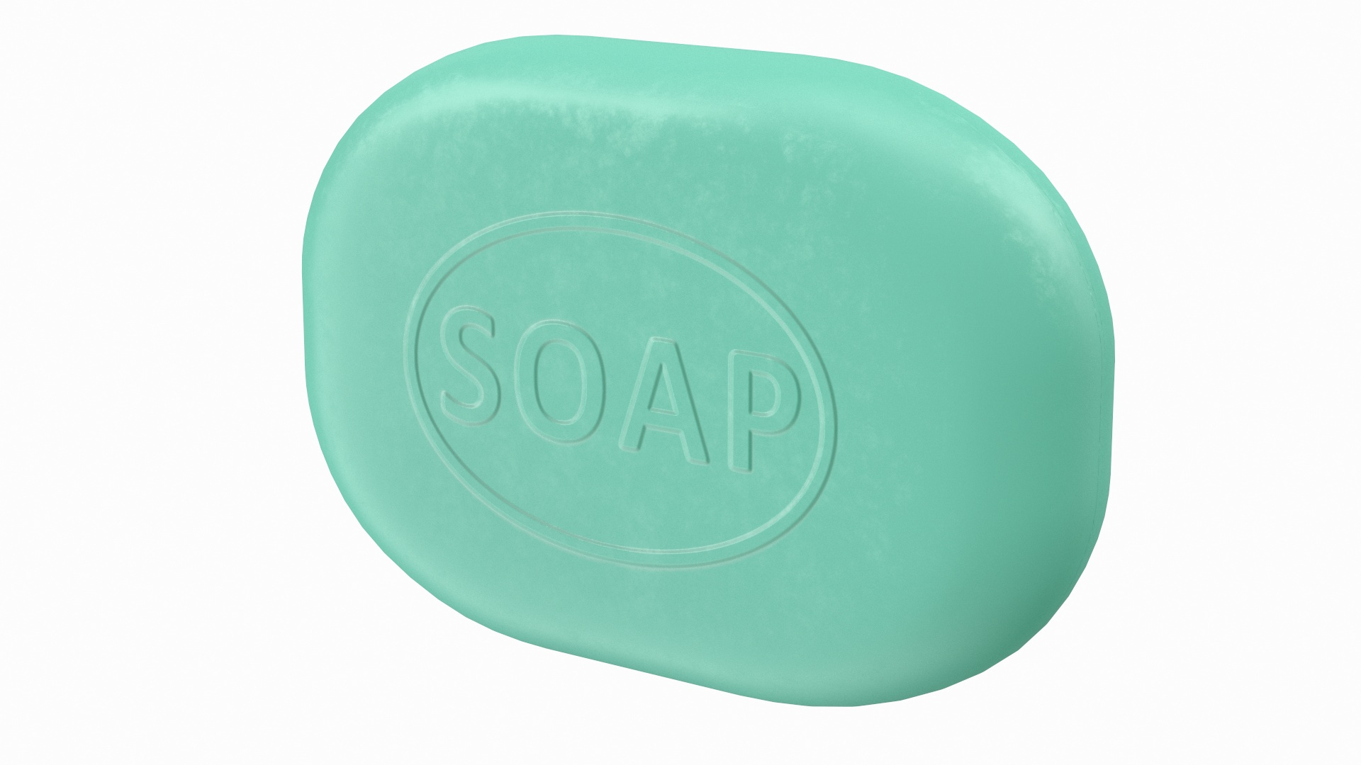 Sky Blue Bath Soap Model - TurboSquid 1446429