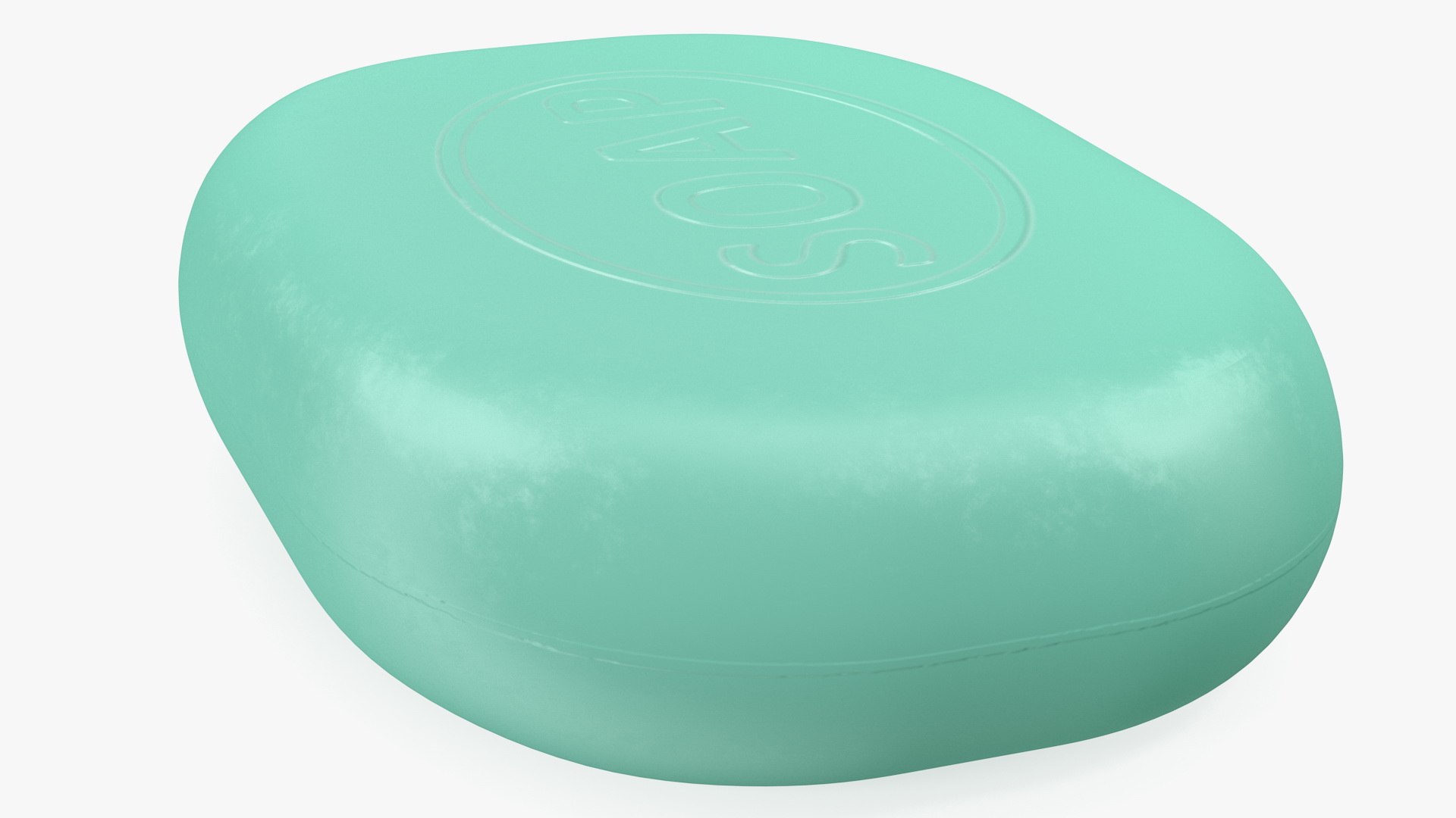 Sky Blue Bath Soap Model - TurboSquid 1446429