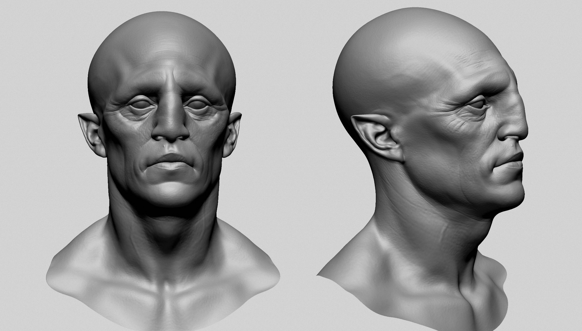 Male Creature Head A 3D Model - TurboSquid 2204802