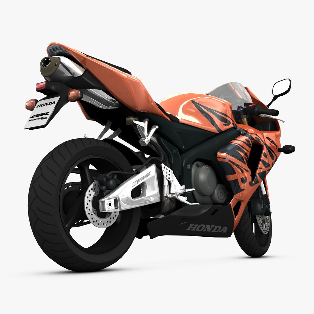 Sport Super Bike 3d Model