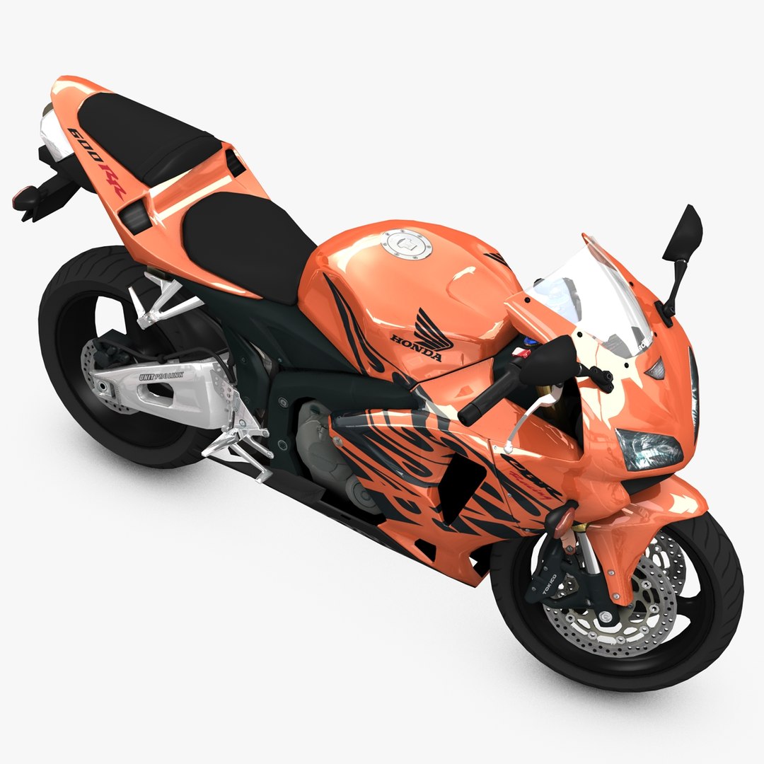 Sport Super Bike 3d Model