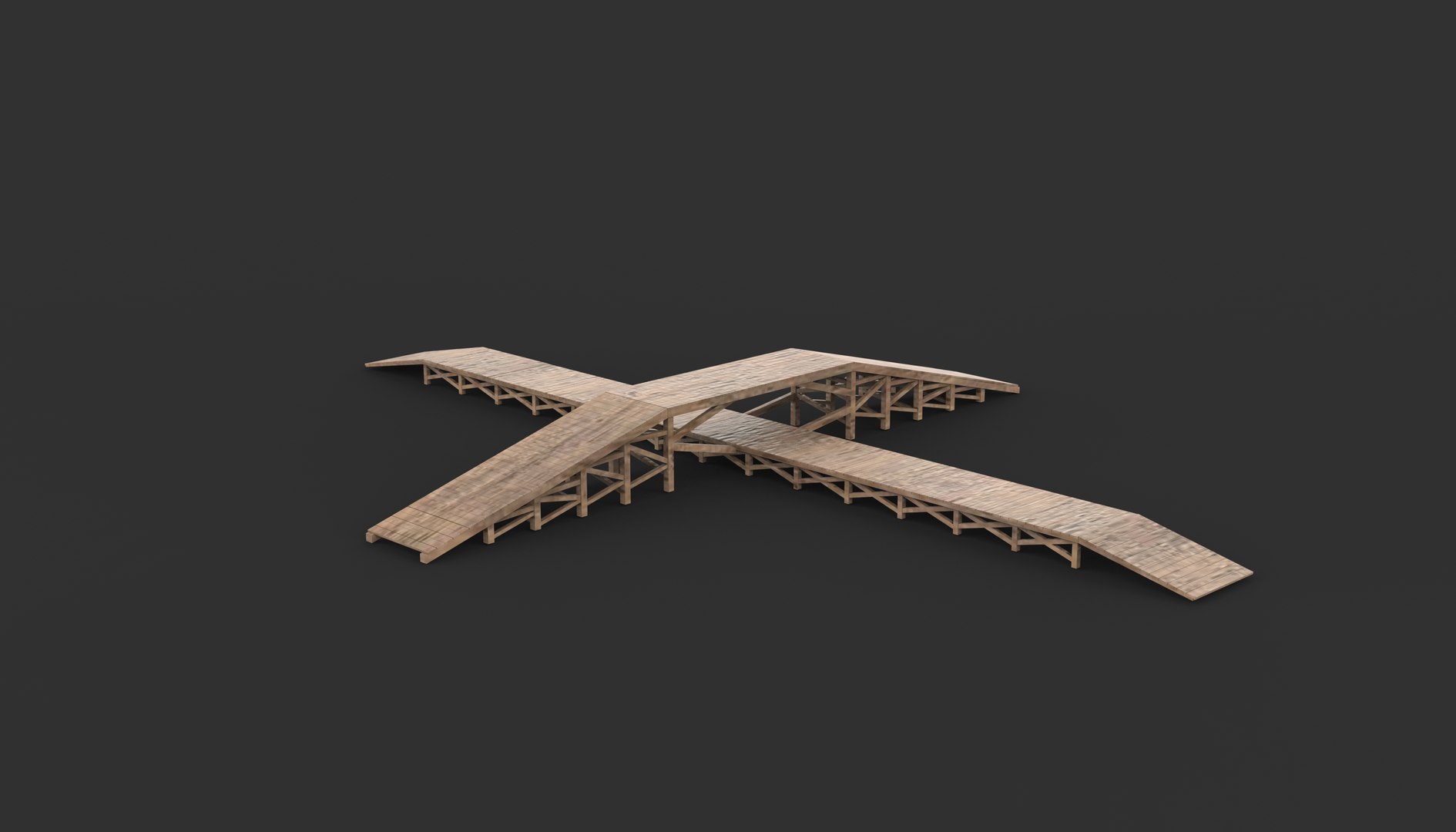 Bridge Over The River 3D Model 3D Model - TurboSquid 2513760