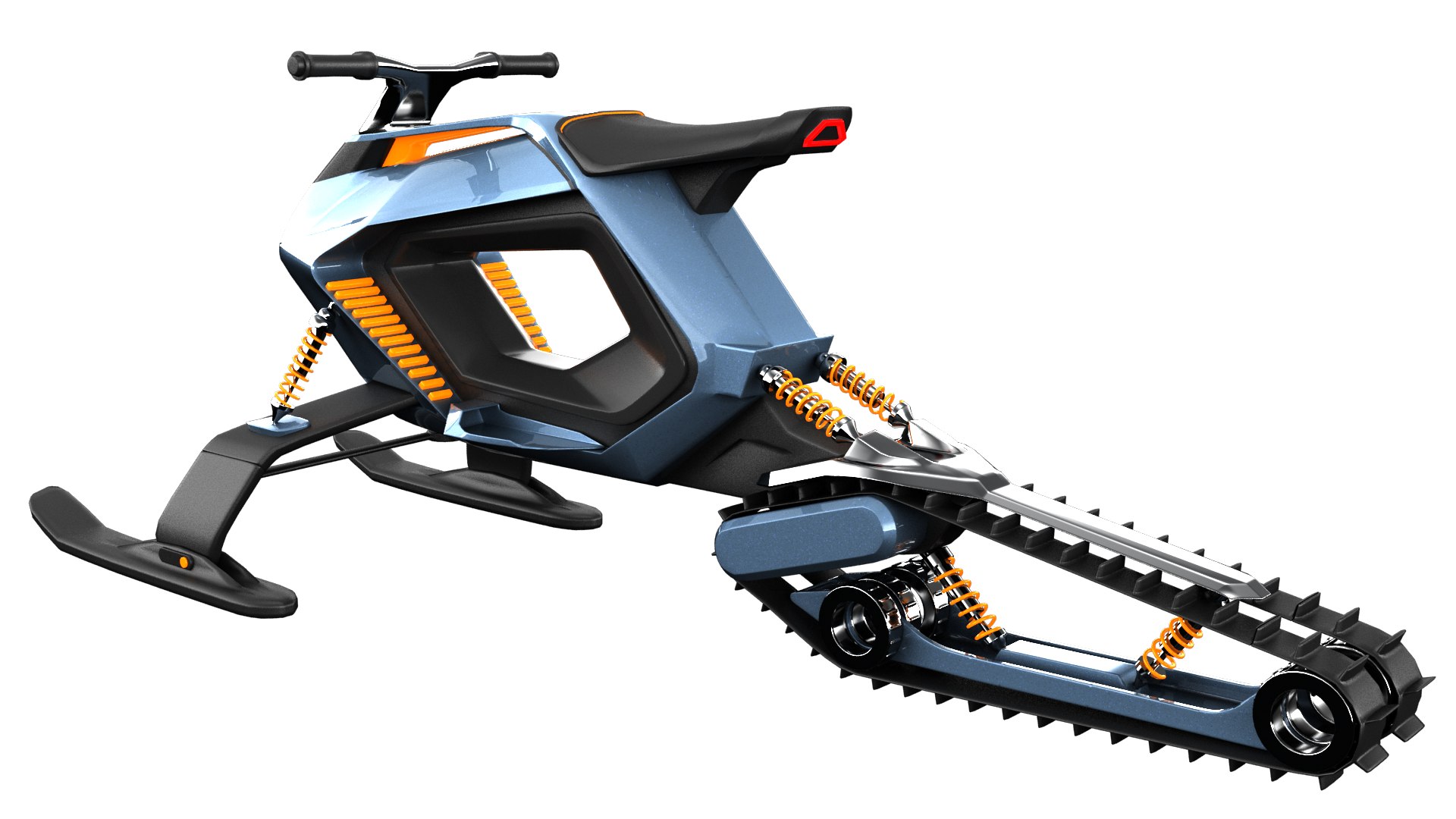 Snowmobile Snow Mobile 3D Model - TurboSquid 1498258