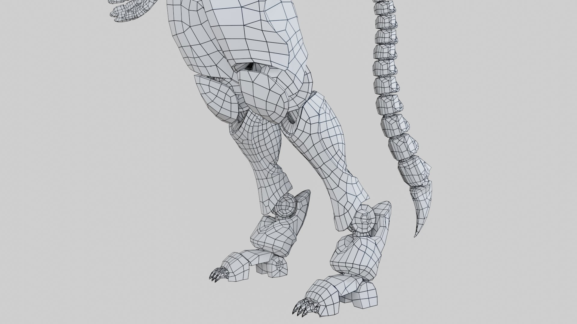 Sci-fi Humanoid Cat Robot - Rigged Game-Ready Anthropomorphic Character ...