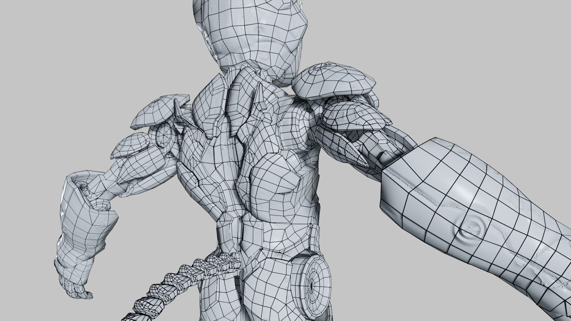 Sci-fi Humanoid Cat Robot - Rigged Game-Ready Anthropomorphic Character ...