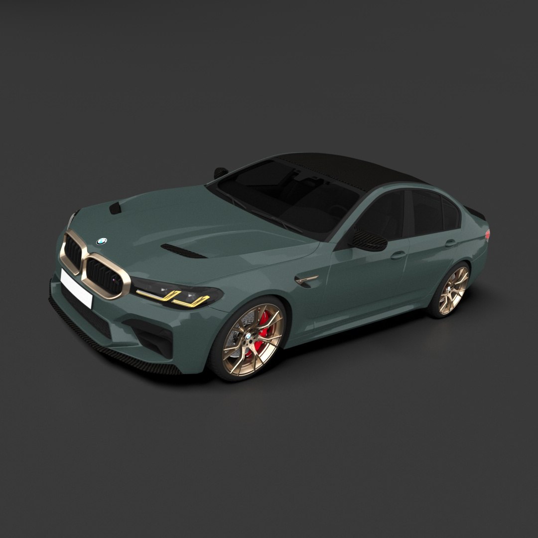 BMW M5 CS 3D Model - TurboSquid 2397776