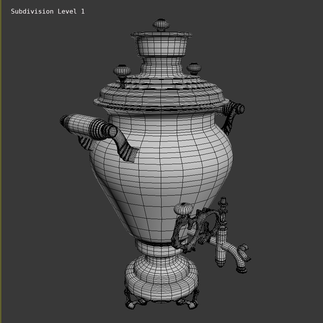 3d Model Samovar