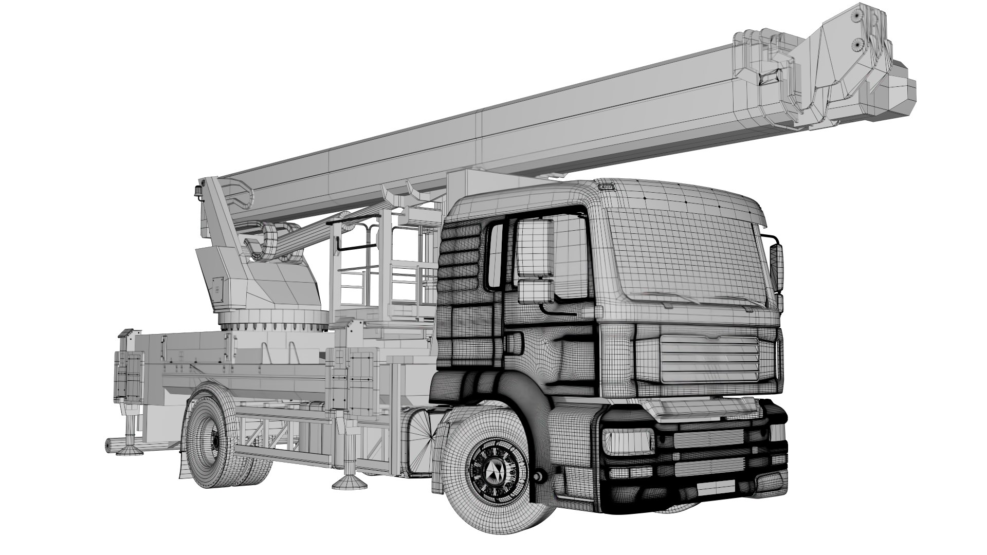 3D Palfinger 480 Truck Model - TurboSquid 1754916