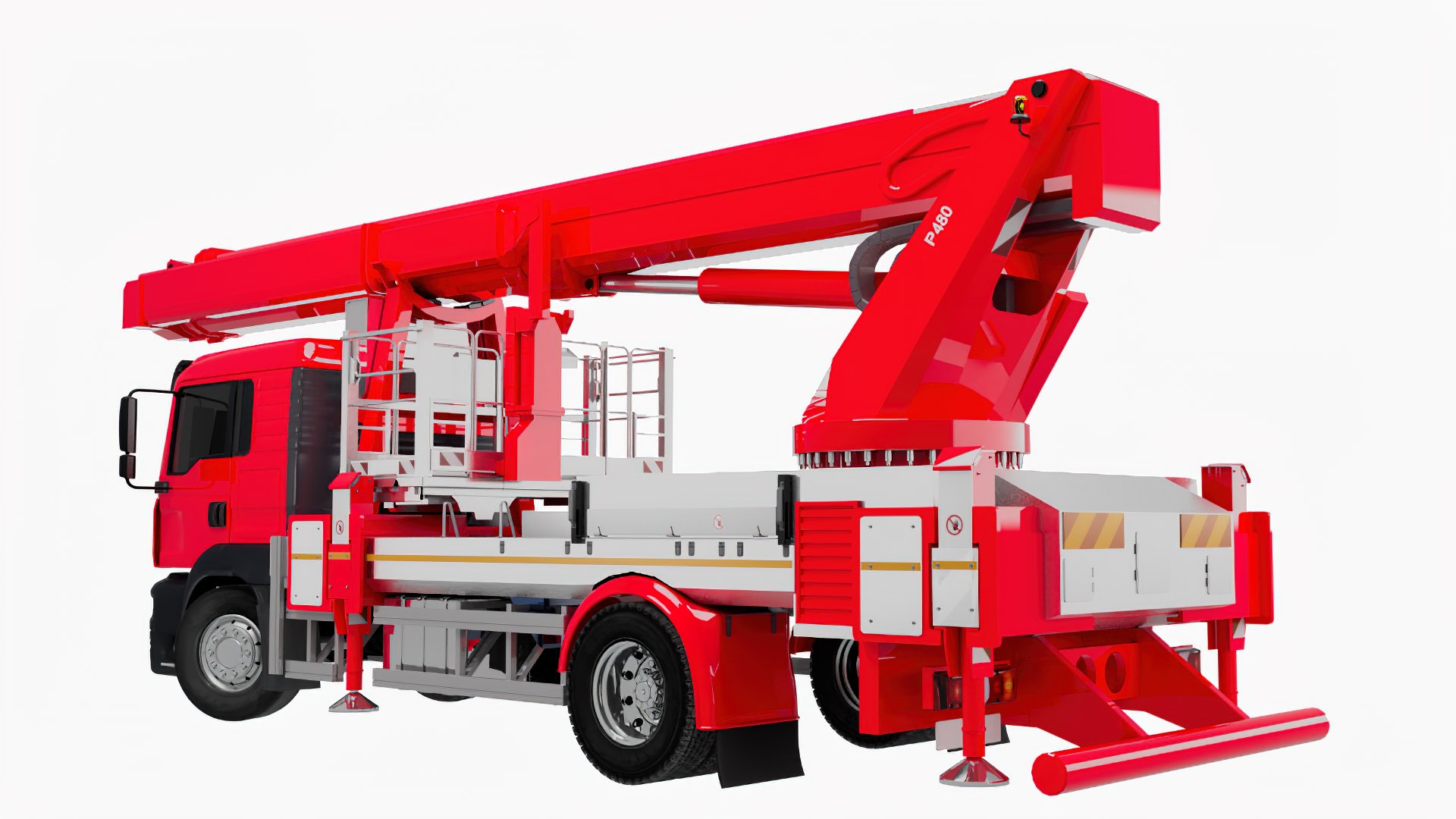 3D Palfinger 480 Truck Model - TurboSquid 1754916