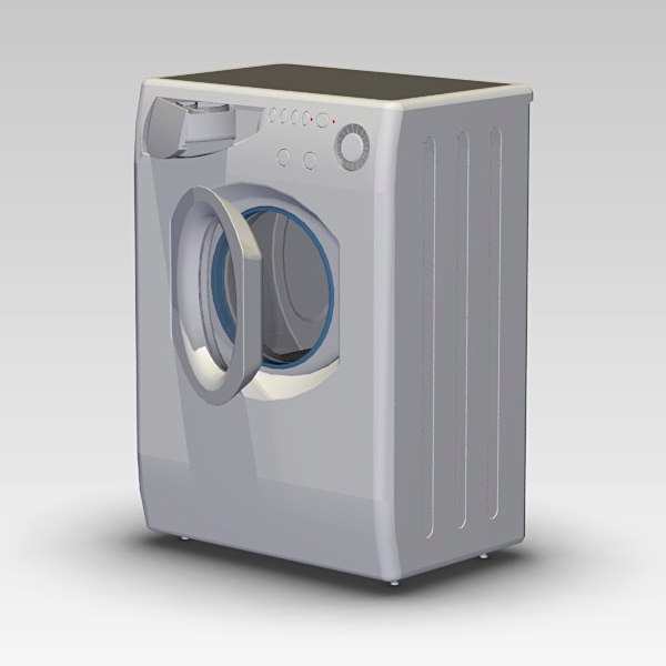 3ds max washing machine