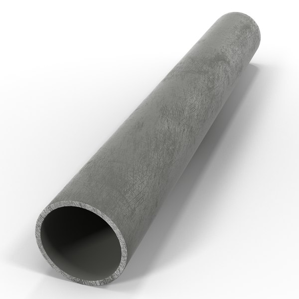 3d iron pipe 4 modeled