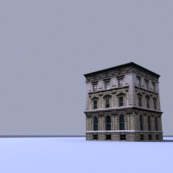 building house hall 3d 3ds