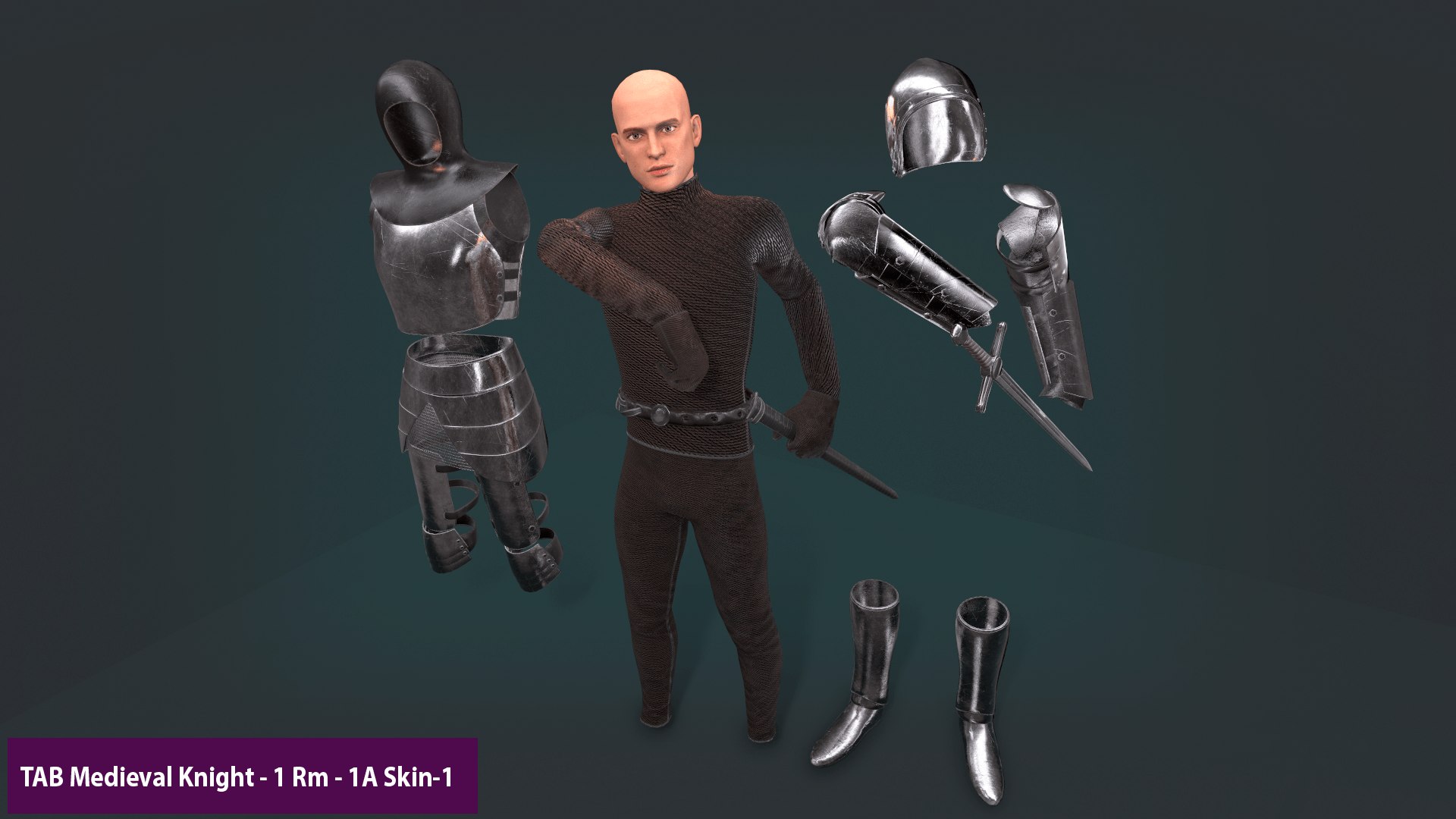 Fantasy Character Medieval Model - TurboSquid 1635975