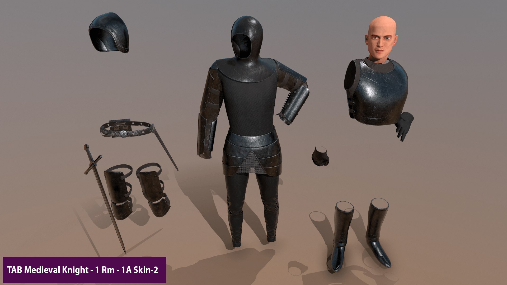 Fantasy Character Medieval Model - TurboSquid 1635975
