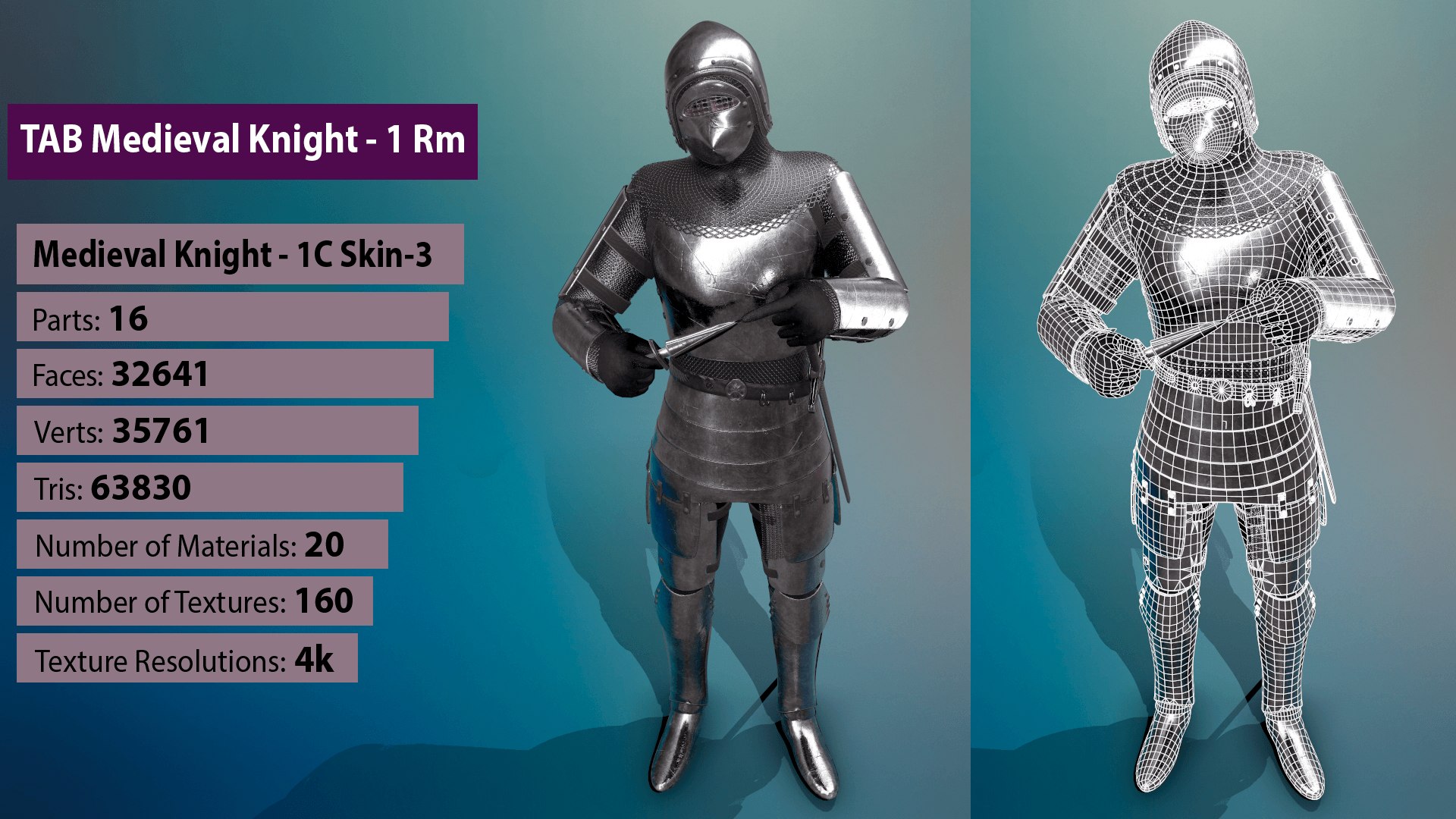 Fantasy Character Medieval Model - TurboSquid 1635975