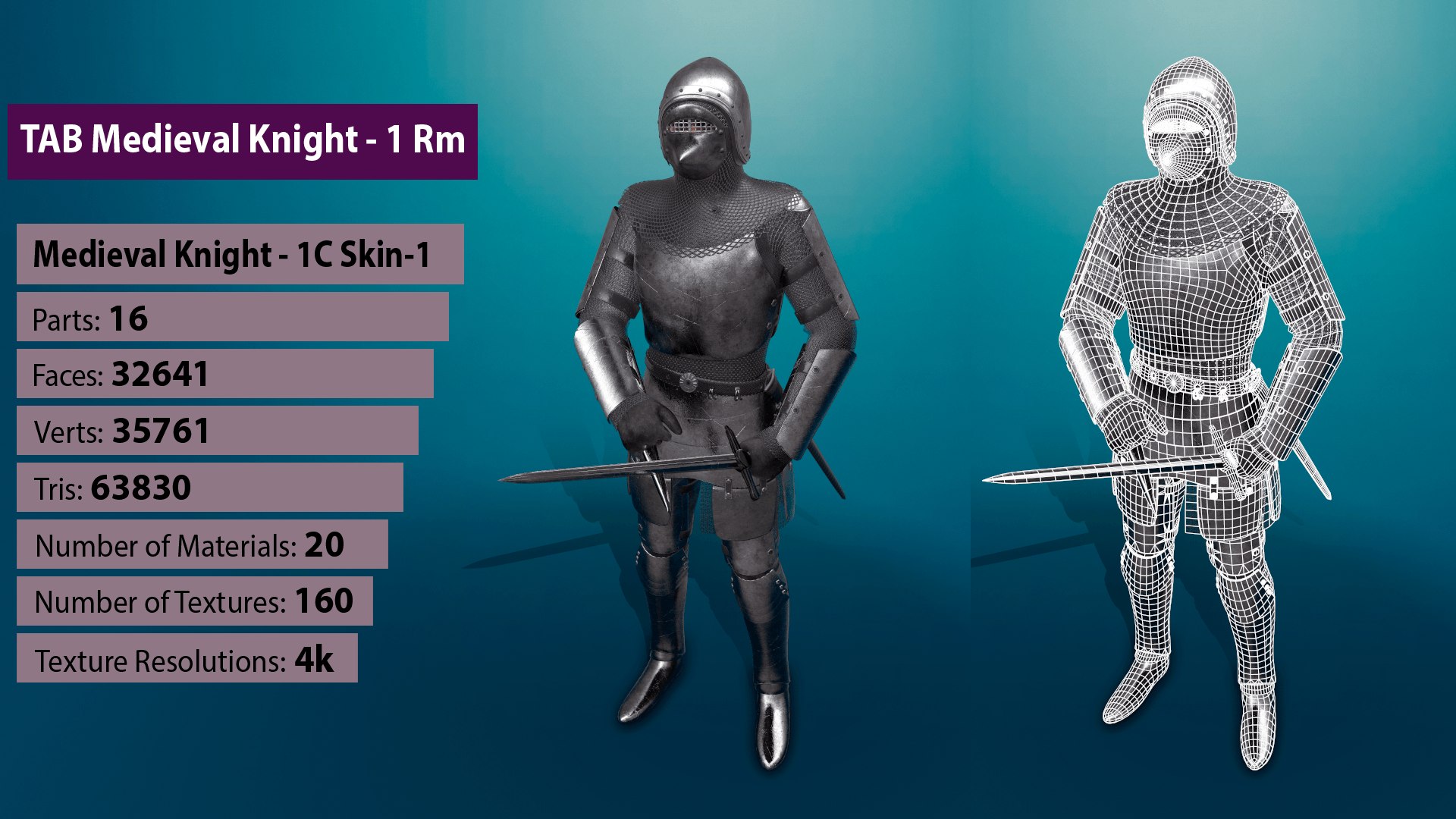 Fantasy Character Medieval Model - TurboSquid 1635975