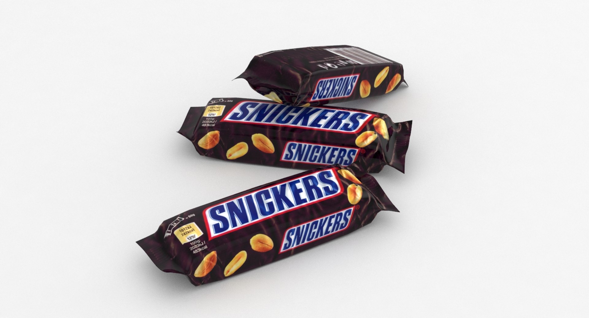 3D snickers bar model - TurboSquid 1182906