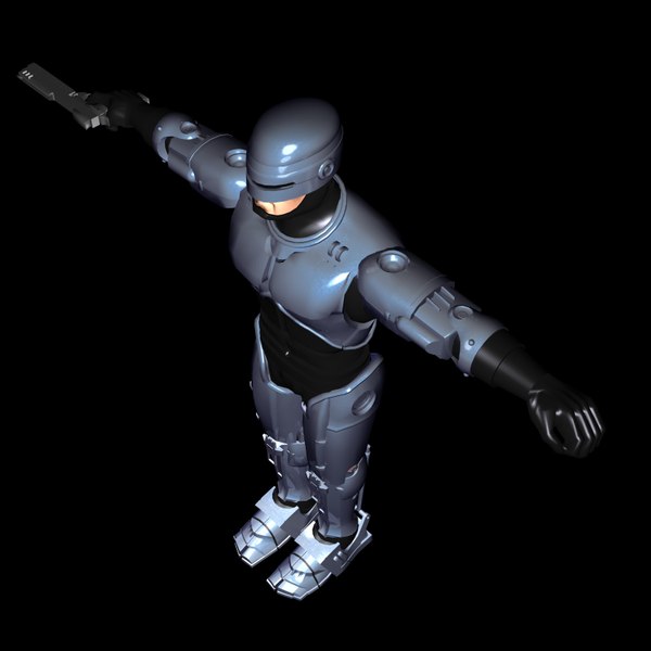 robocop science fiction 3d model