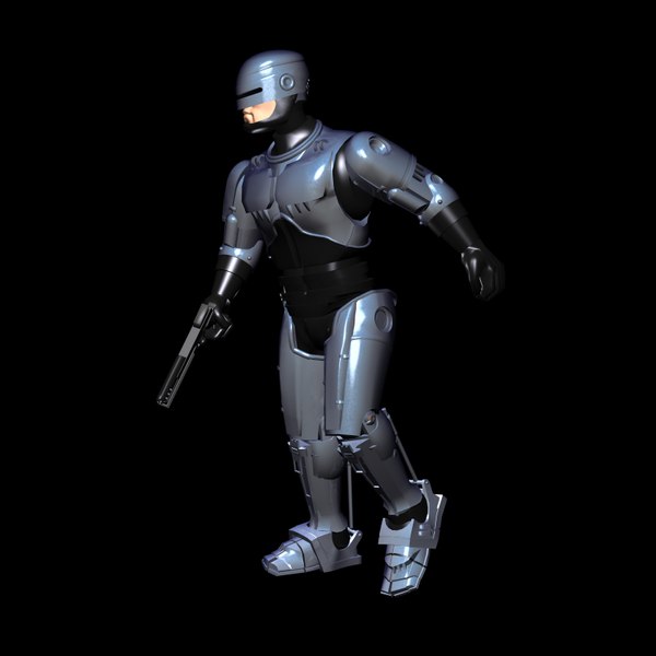 robocop science fiction 3d model