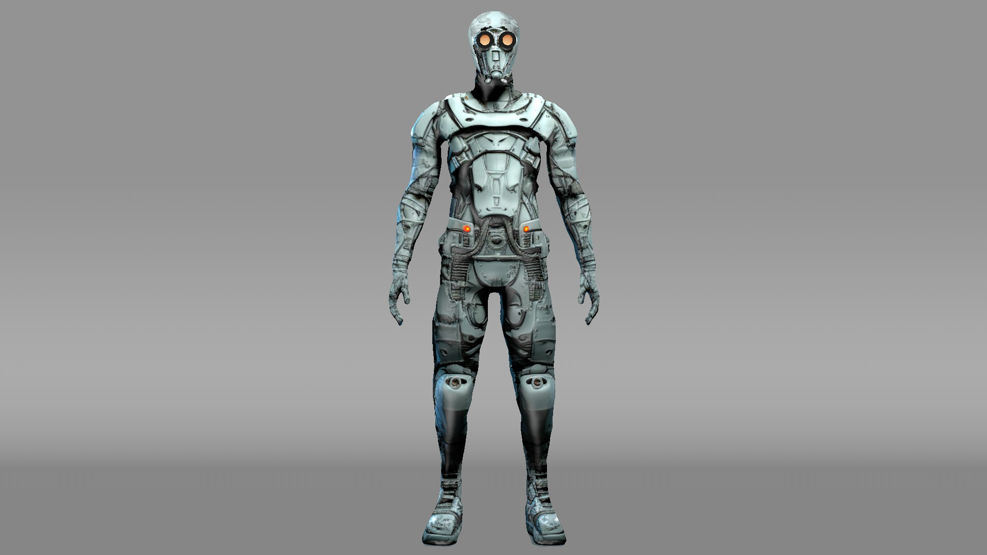 3D gas mask man model - TurboSquid 2101147