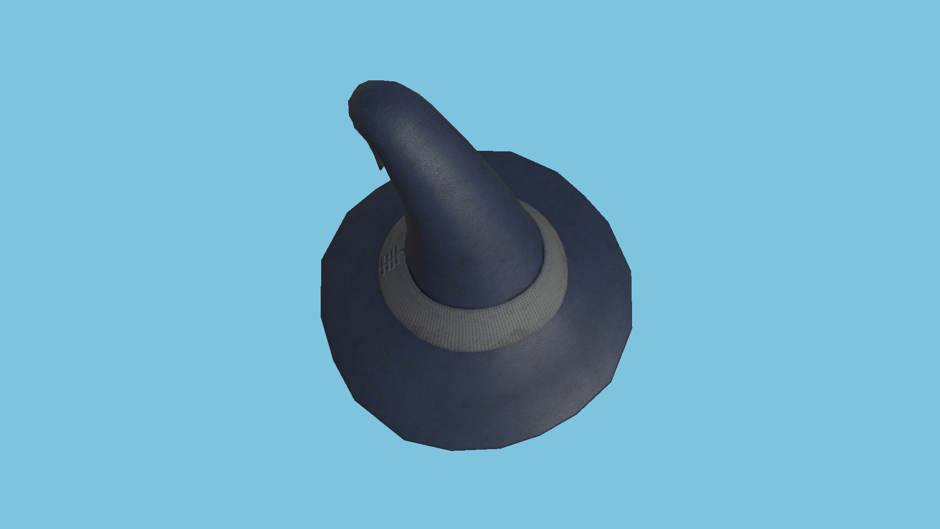 Dark Blue Wizard Hat - Character Design Fashion 3D Model - TurboSquid ...