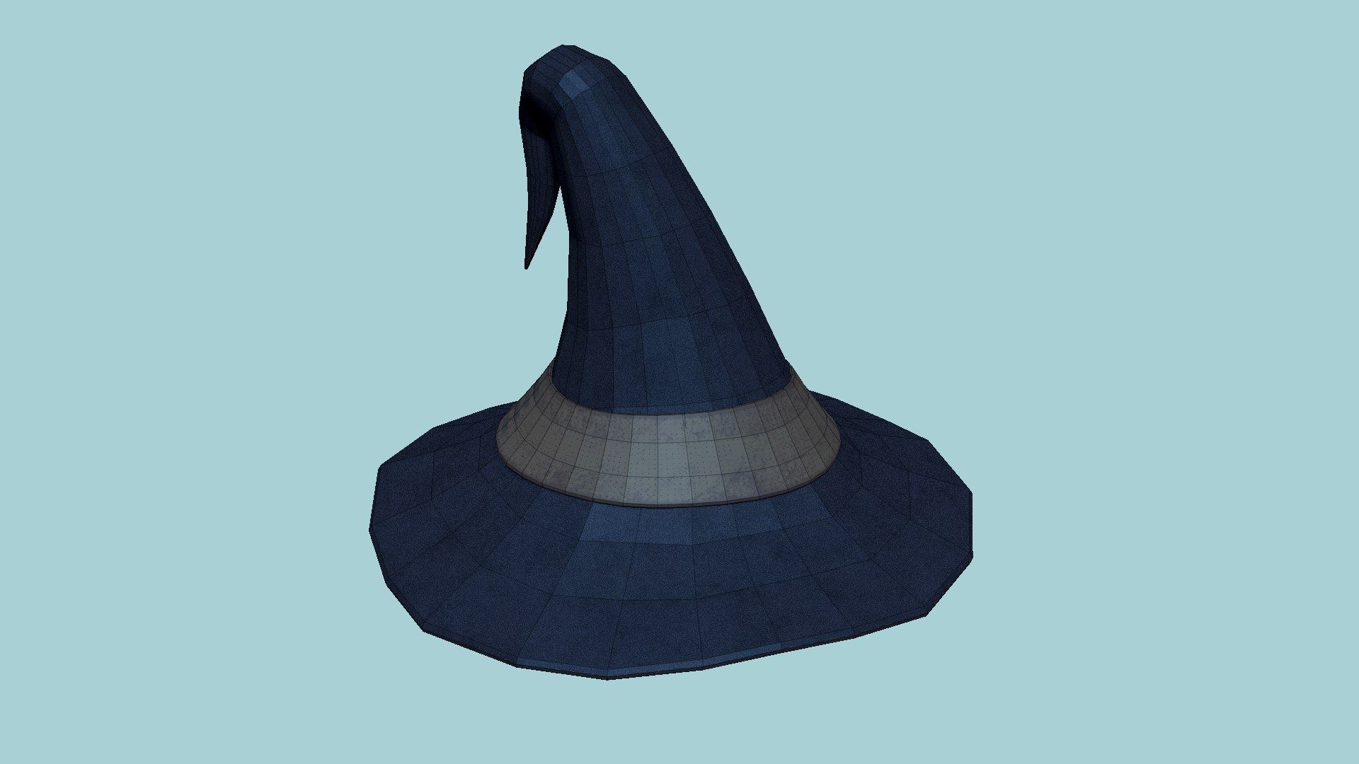 Dark Blue Wizard Hat - Character Design Fashion 3D Model - TurboSquid ...