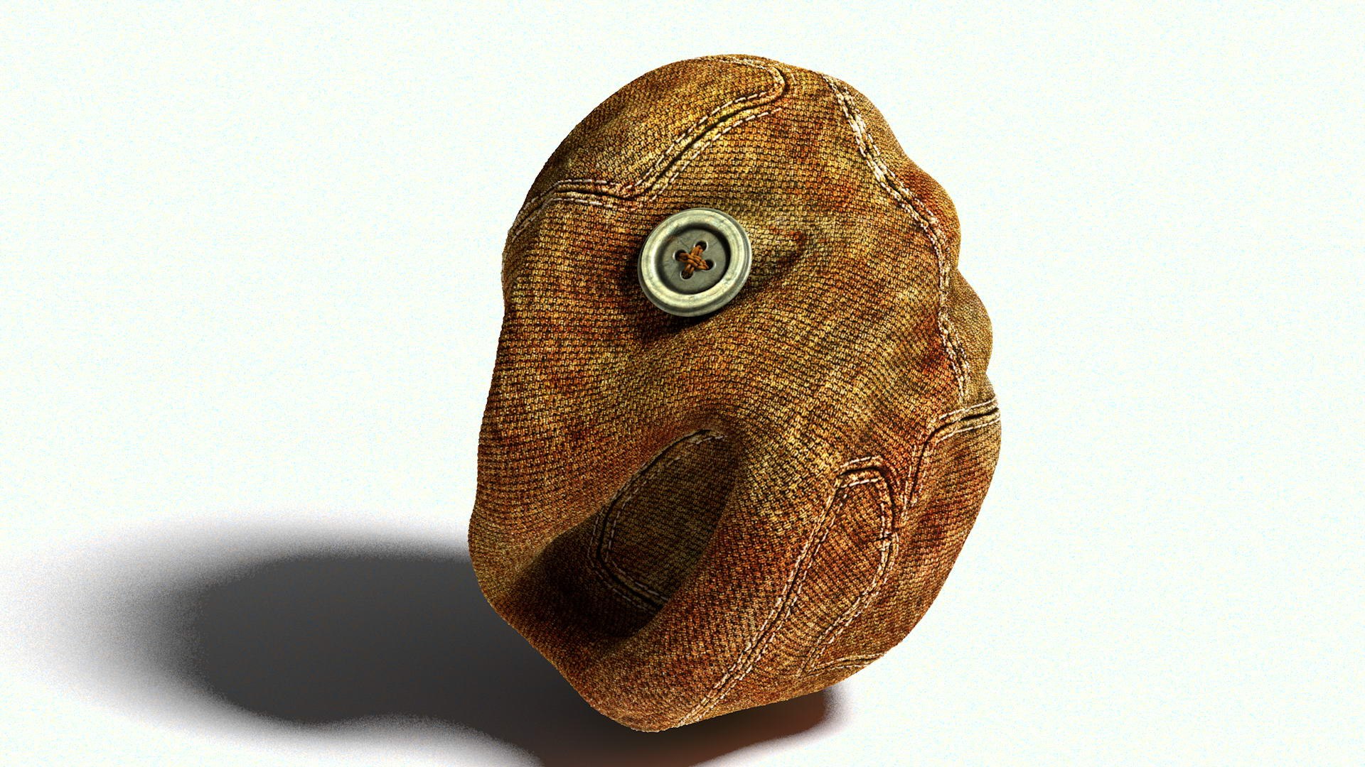 Ugly puppet head 3D model - TurboSquid 1211312