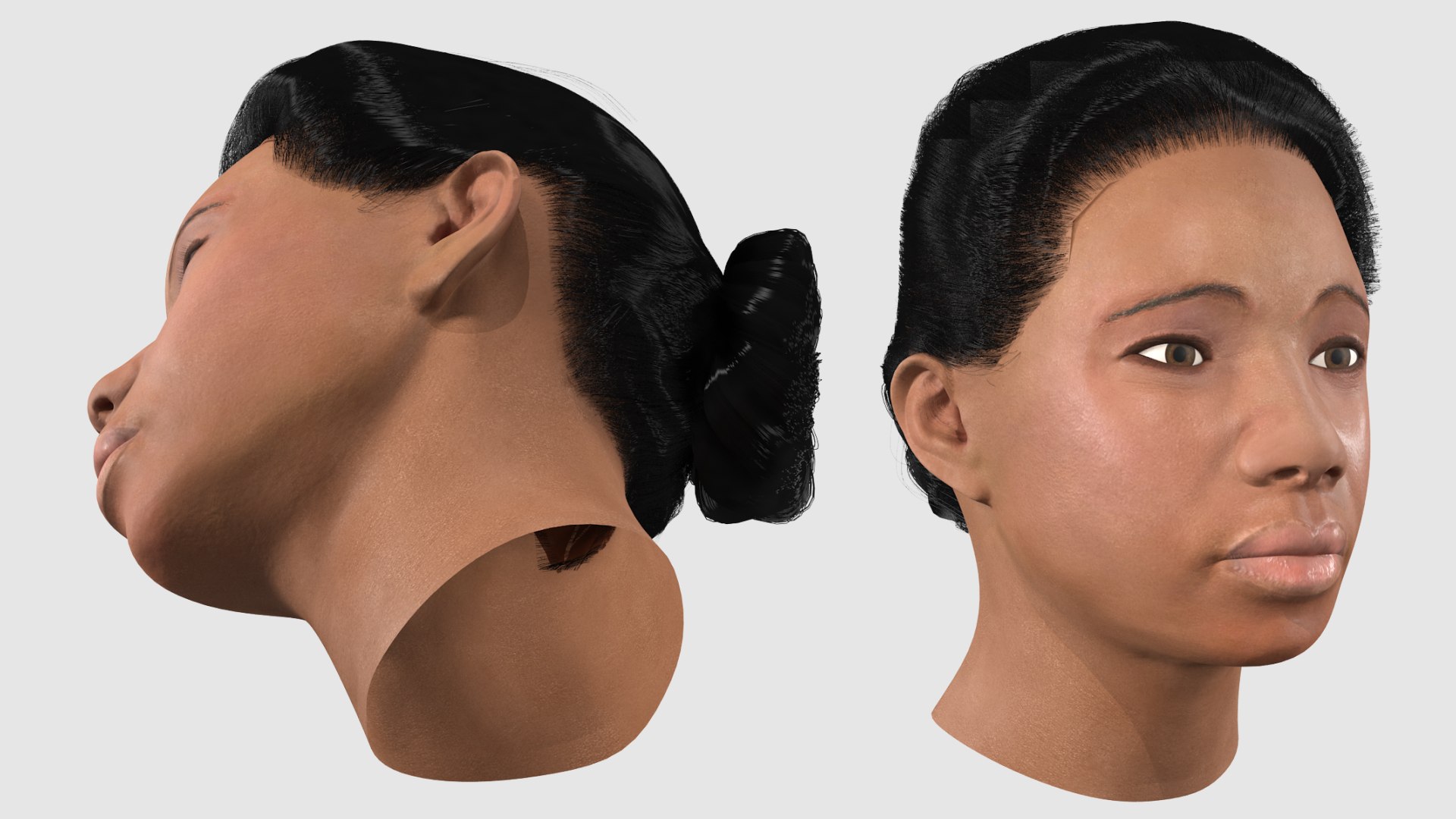 Female Heads Collection 5 3D model - TurboSquid 2063451