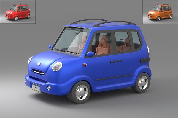 漫画の車のコレクションV33Dモデル - TurboSquid 1750852