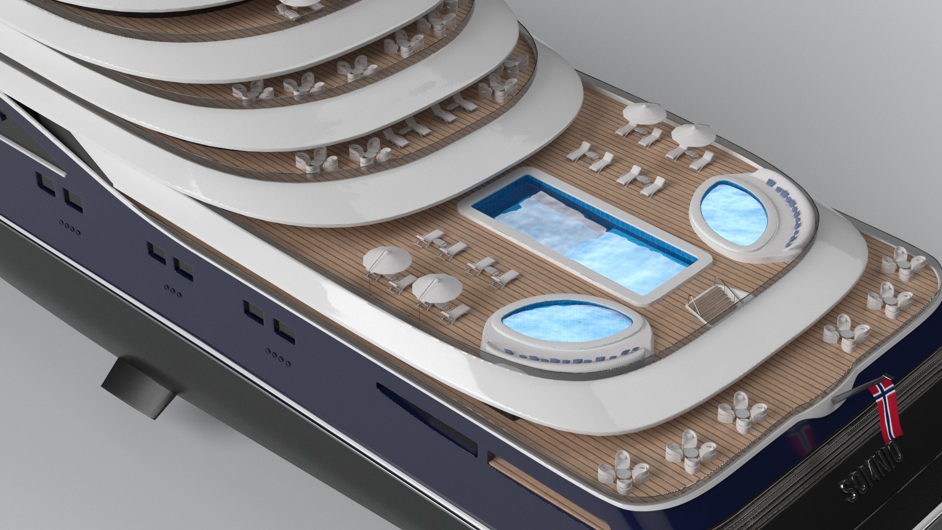 3D Somnio Superyacht Dynamic Simulation - TurboSquid 1917124