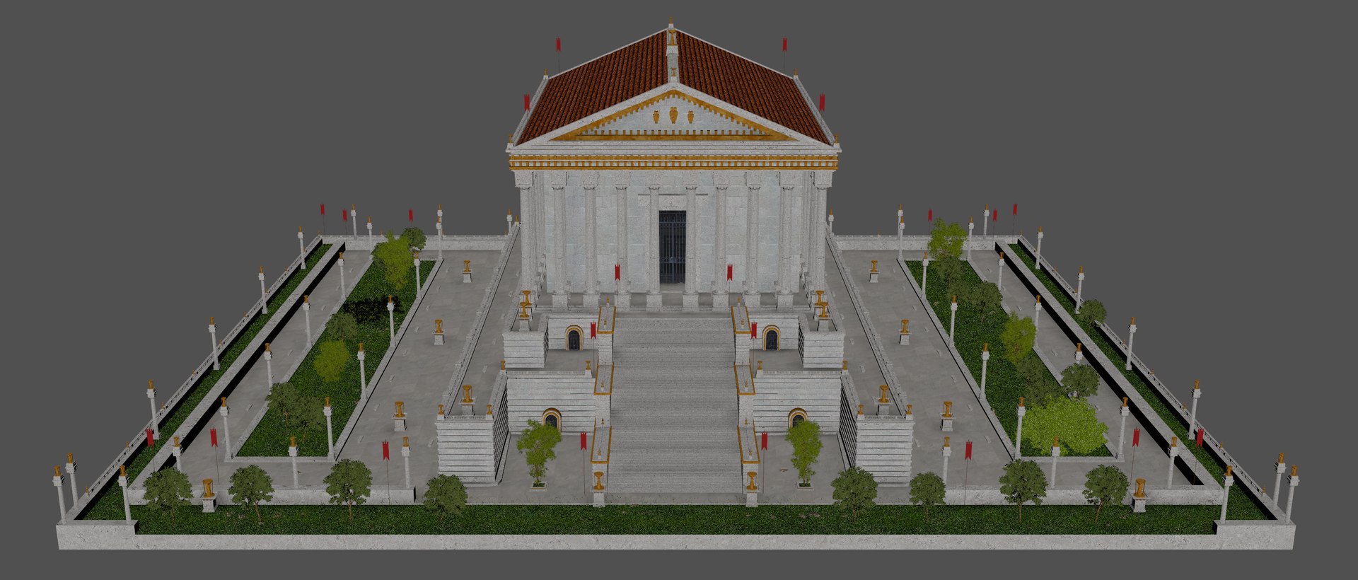 3D Temple Of Jupiter V2 - TurboSquid 2290571