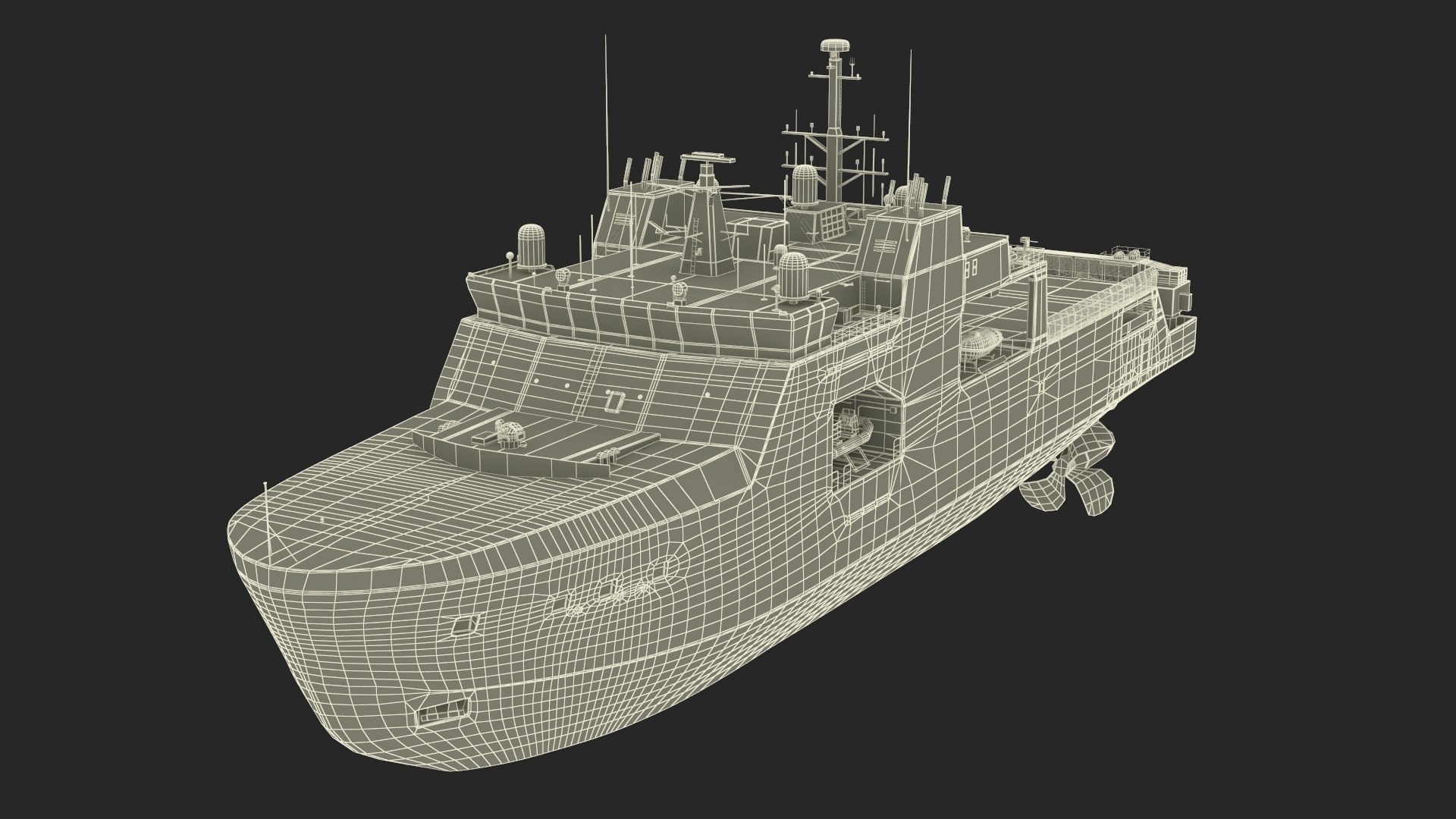 Offshore Patrol Vessel Model - TurboSquid 2278815