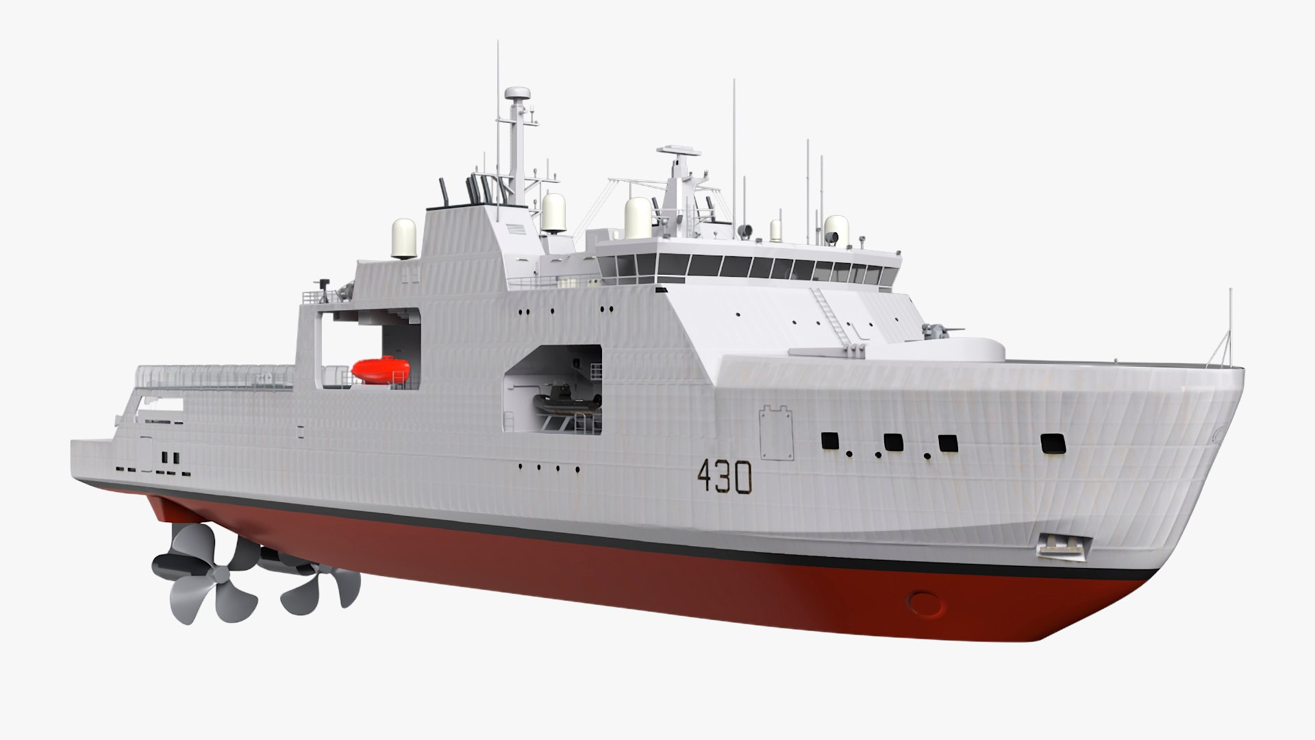 Offshore Patrol Vessel Model - TurboSquid 2278815