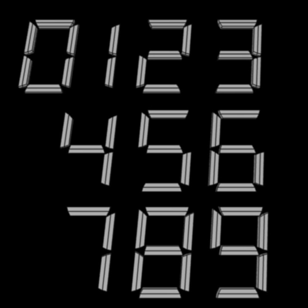 lightwave digital numbers