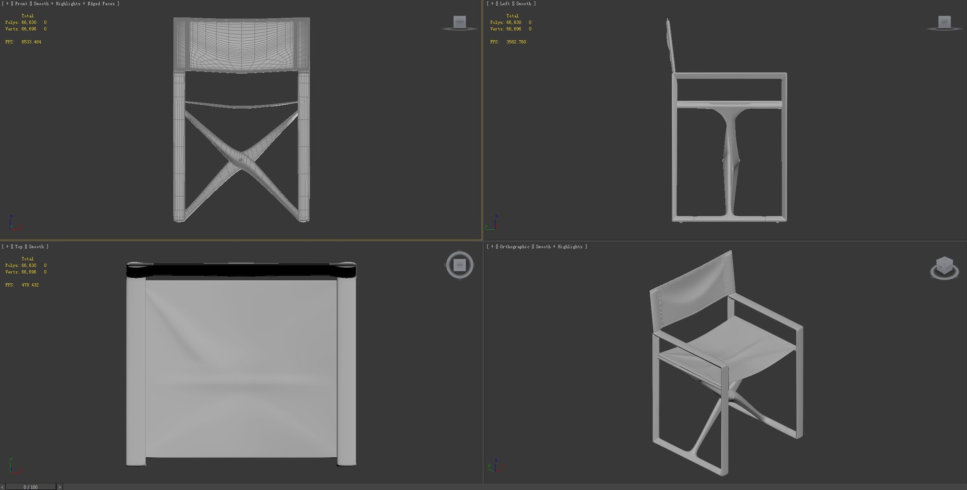 3d La-regista-bianca Model