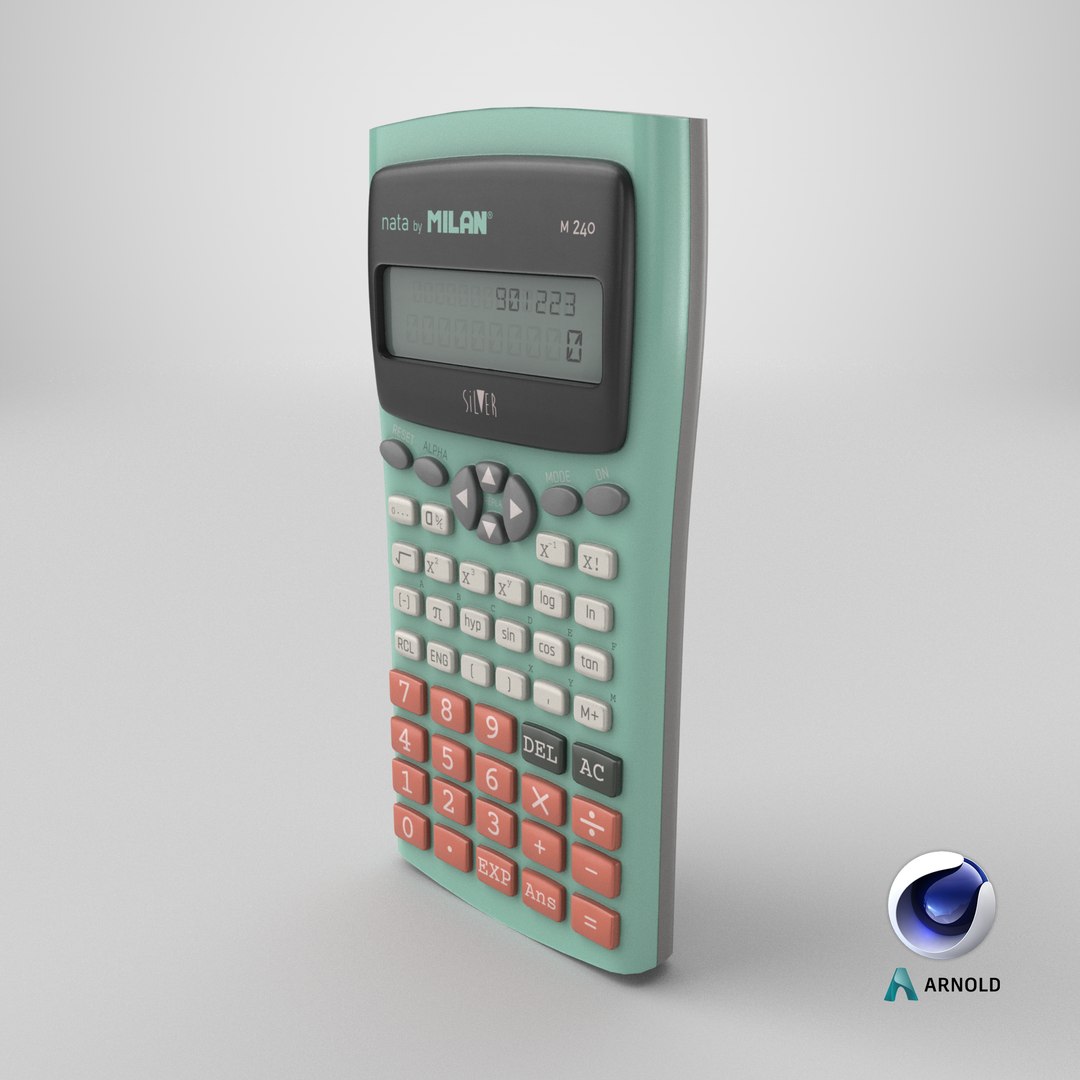3D Milan Scientific Portable Calculator - TurboSquid 2306435