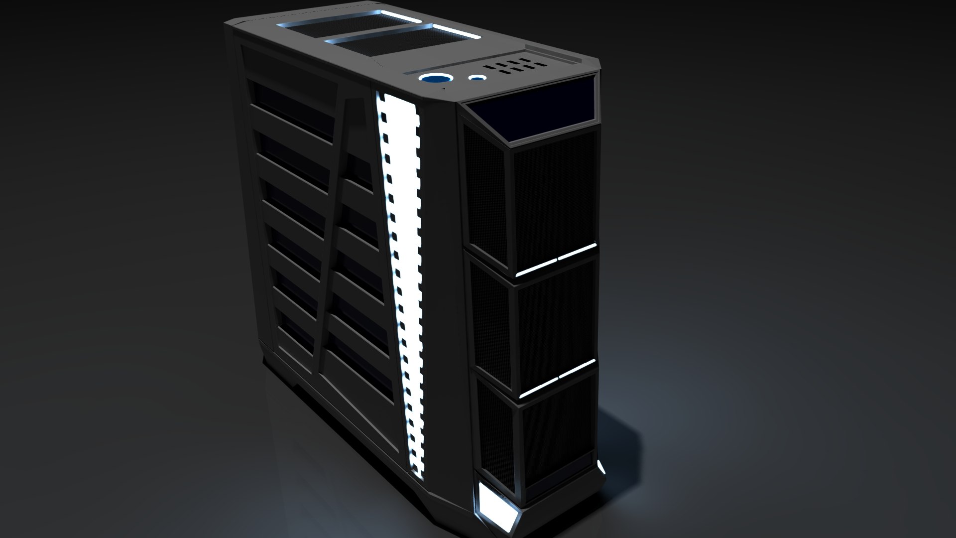 3D Computer Case - TurboSquid 1241410