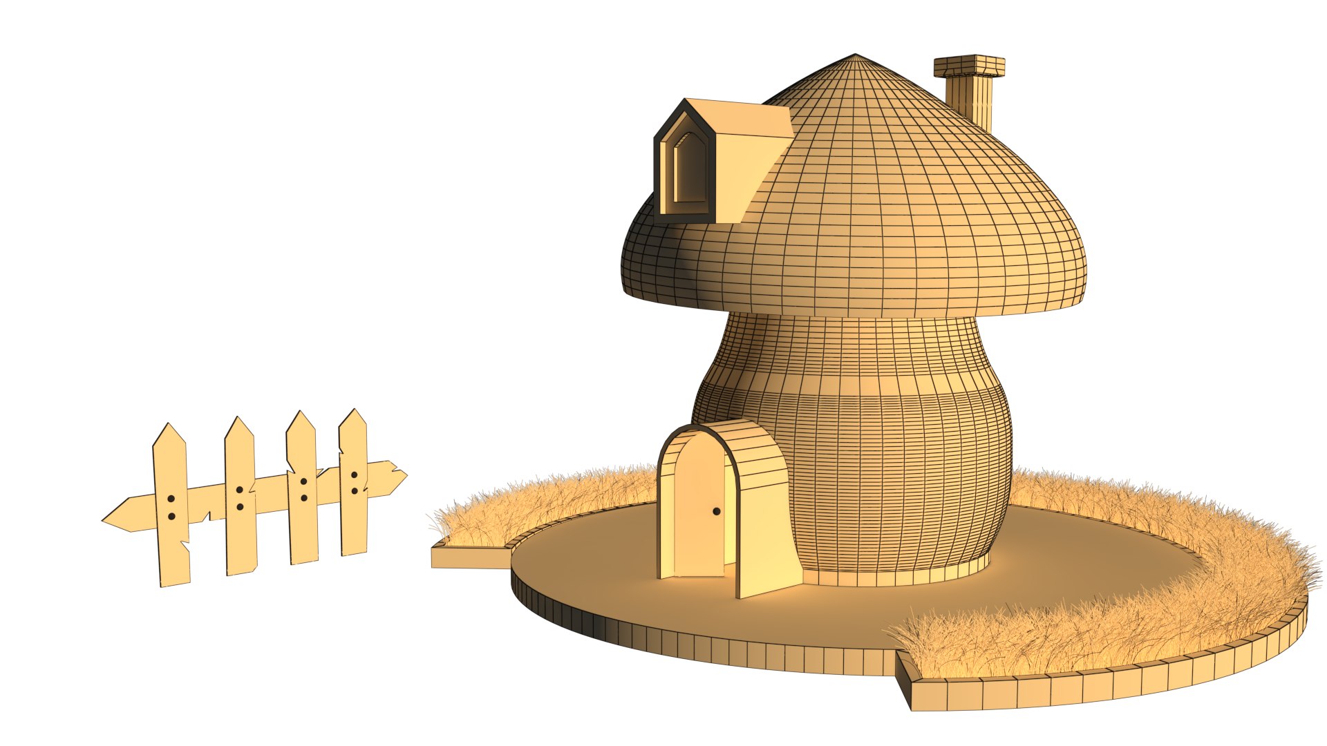 3D Maushroom - TurboSquid 1932880