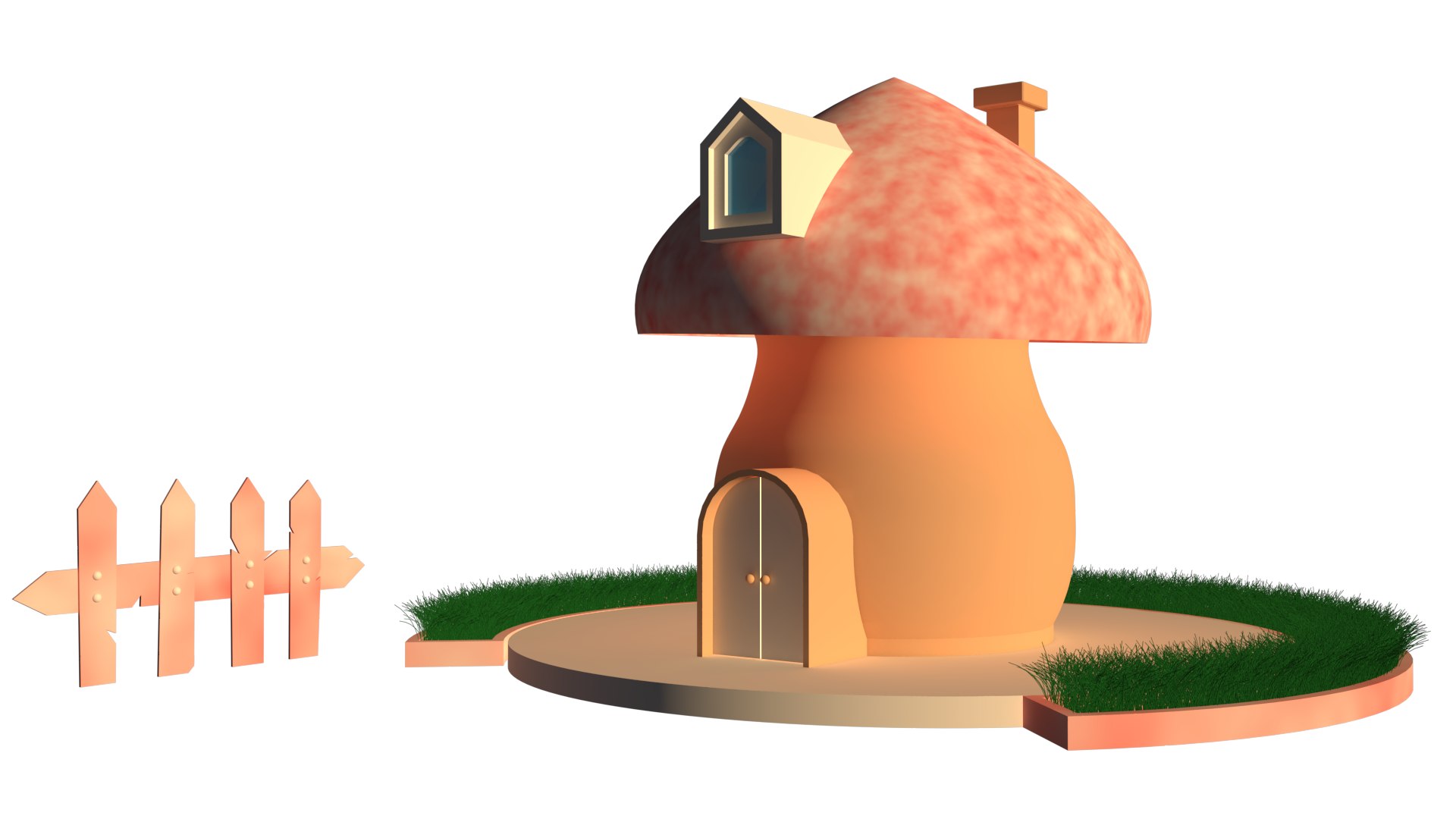 3D Maushroom - TurboSquid 1932880