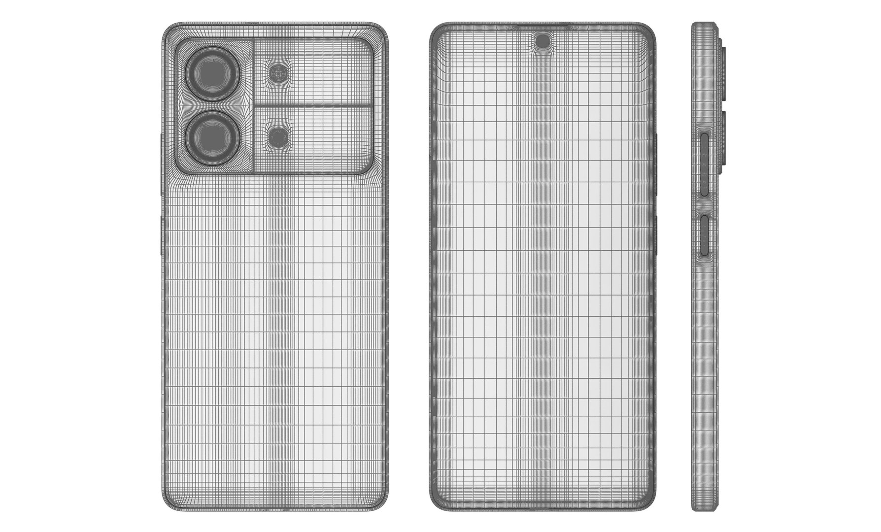 Xiaomi Redmi Note 13R Pro Blue 3D - TurboSquid 2156865