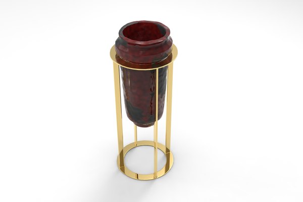 Raku Ceramic Pedestal 3D model - TurboSquid 1809492