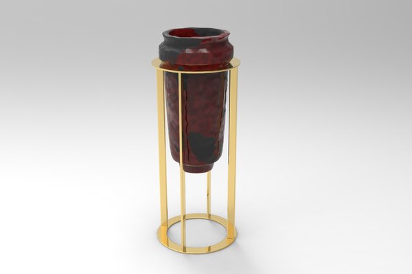 Raku Ceramic Pedestal 3D model - TurboSquid 1809492