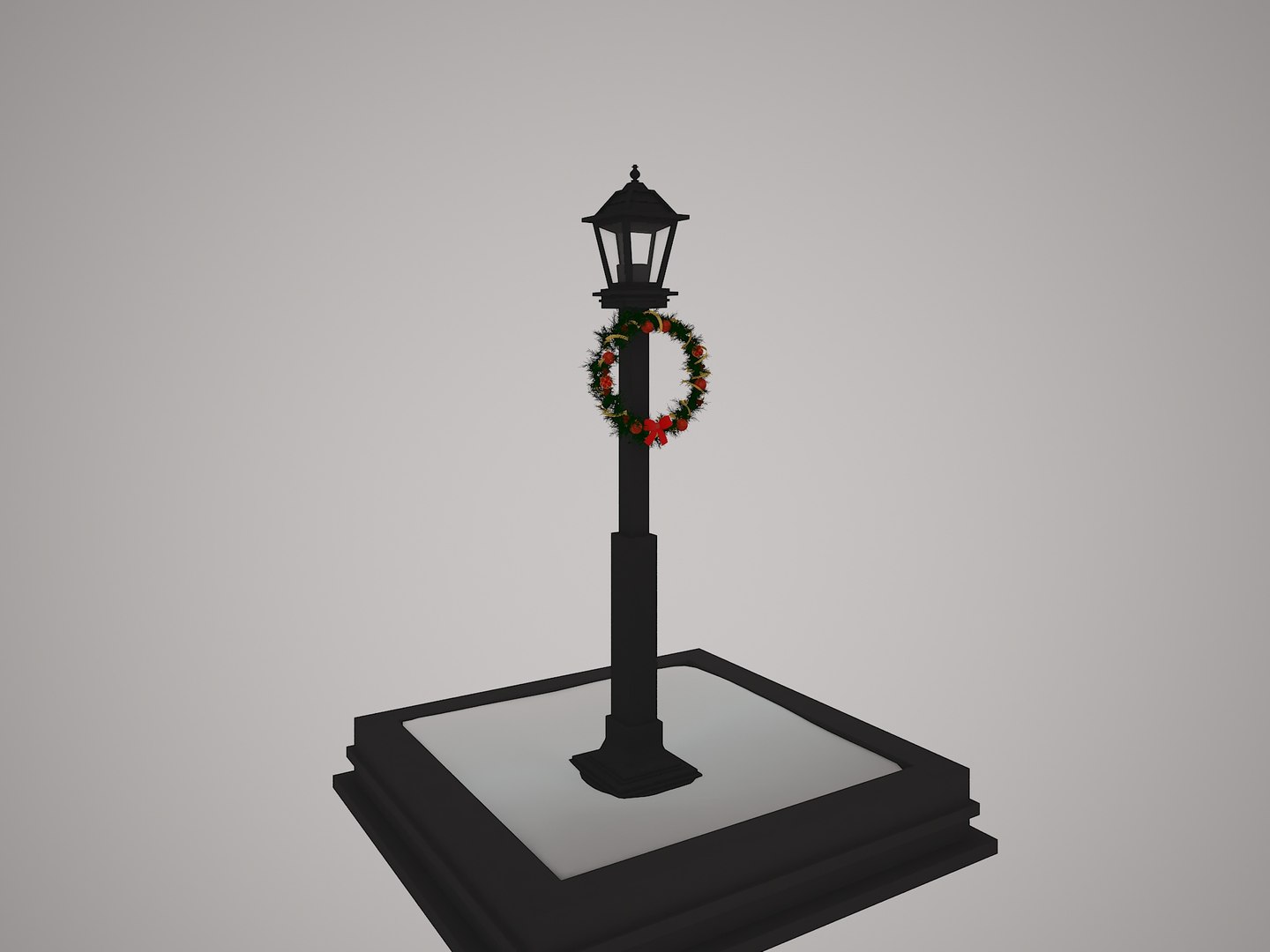 3D Lamp Post - TurboSquid 1355616