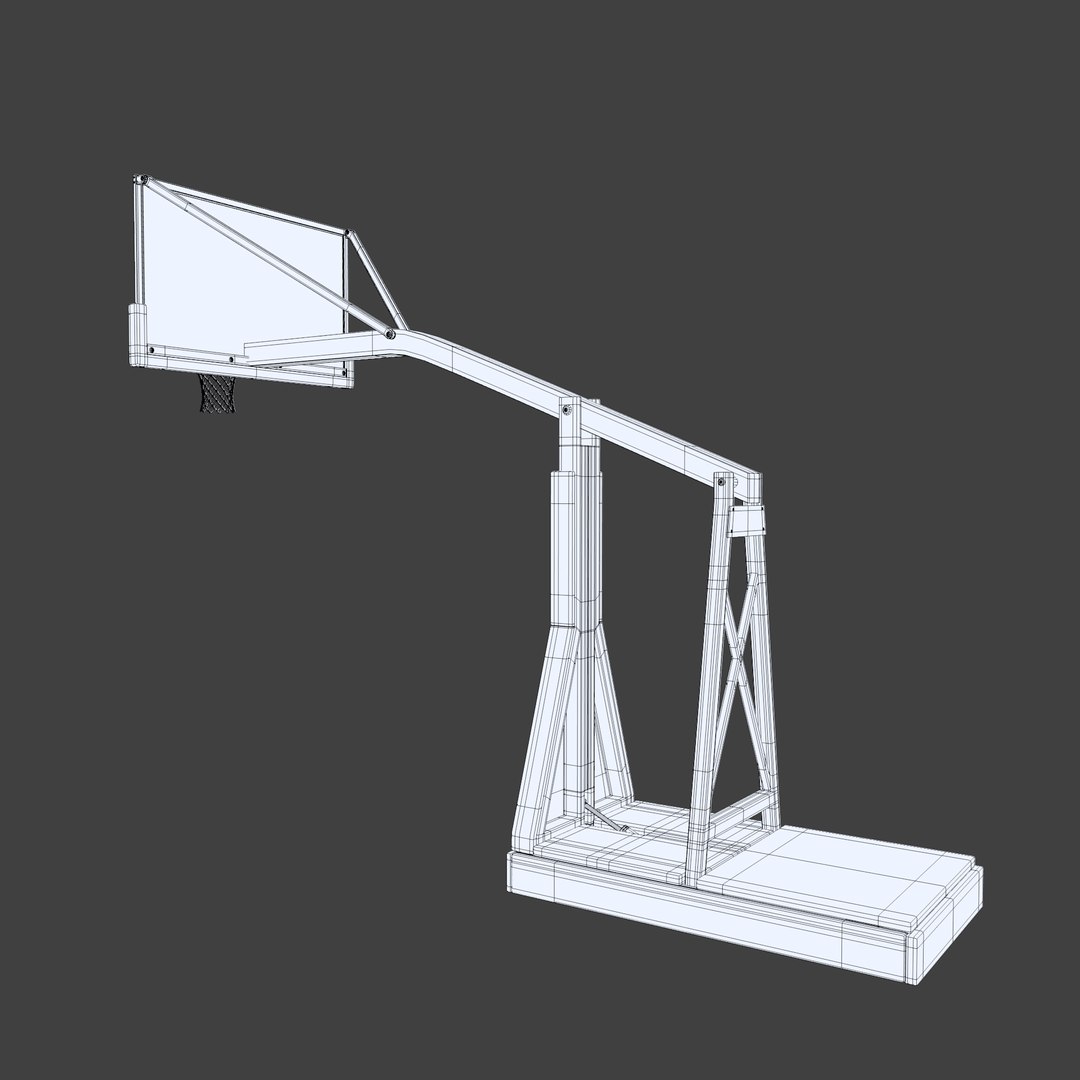 Basketball Hoop Obj