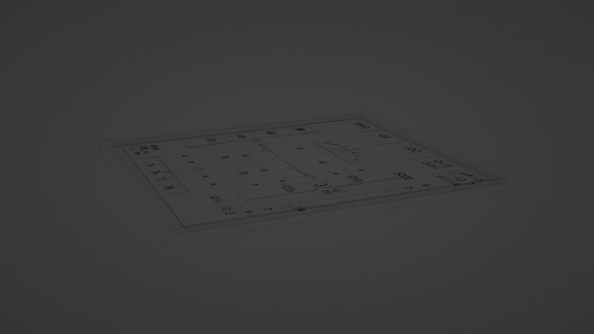 Primary Flight Display 3D Model - TurboSquid 2122650
